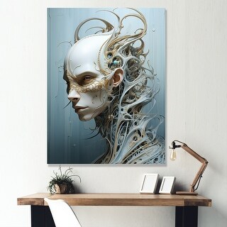 Designart "Mythical Alien Creature Painting" Alien Wall Art - Bed Bath ...