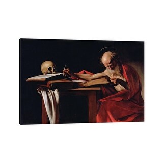 iCanvas "St Jerome Writing, c.1605 " by Michelangelo Merisi da ...