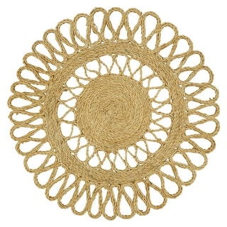 Loopy Jute Design Table Mats (Set of 4) - 16" - Bed Bath & Beyond ...