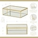 Lume Glass & Metal Frame Storage Box - Bed Bath & Beyond - 42710153