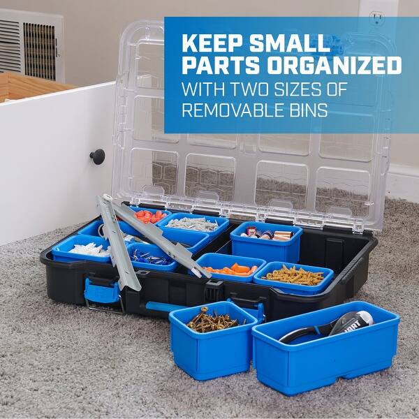 Stack System Tool Box with Removable Organizer Bins - Bed Bath & Beyond ...