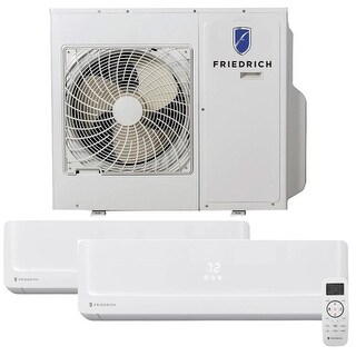 Friedrich Floating Air Pro Mini Split Air Conditioner and 2 Indoor ...