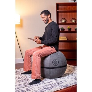 Set of 5 Gray Star Wars-themed Core-Strengthening Ball Chair 24" - Bed ...