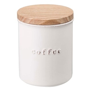 Yamazaki Home Ceramic Canister - Four Styles, Ceramic, Coffee, 15.25 oz ...