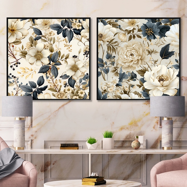 Framed wall art set of 2 store