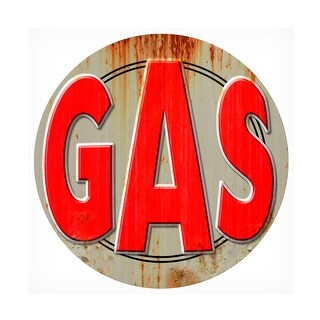 RetroPlanet 'Gas Distressed' Canvas Art - Bed Bath & Beyond - 39505249