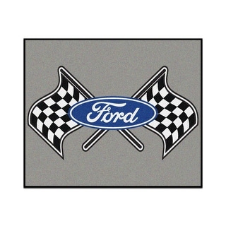 Ford - Ford Flags Tailgater Mat Rectangular Outdoor Area Rug - Bed Bath ...