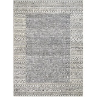Athens Kavala Gray Aztec Area Rug - Bed Bath & Beyond - 39576639