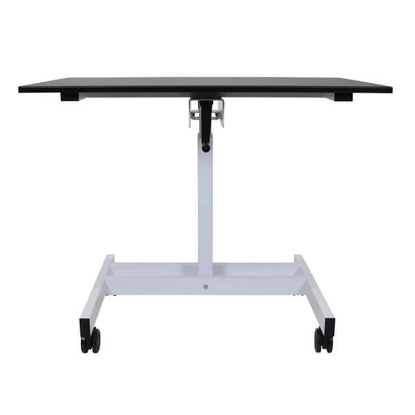 Luxor Single Column Crank Stand-up Desk - Bed Bath & Beyond - 10813401