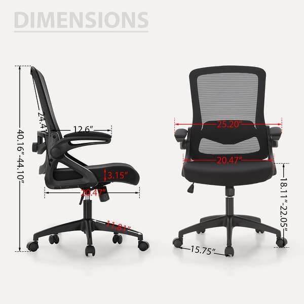 Ergonomic Mesh Office Desk Chair with High Back, 360° Swivel Executive ...