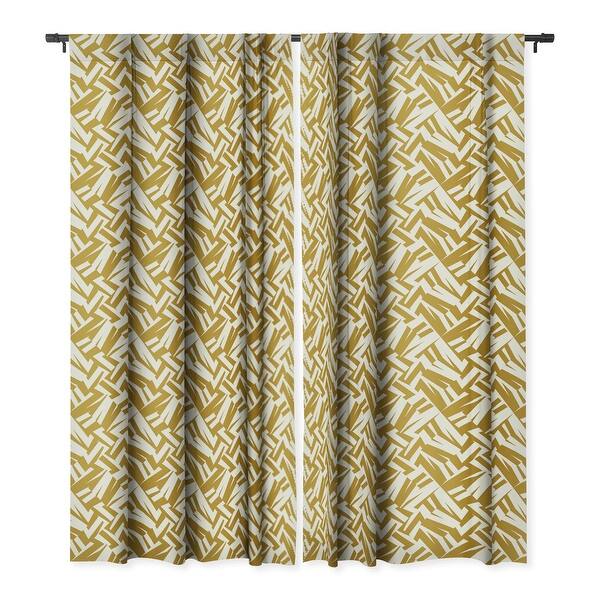Marta Barragan Camarasa Geometric forms Window Curtain (Set of 2) - On ...