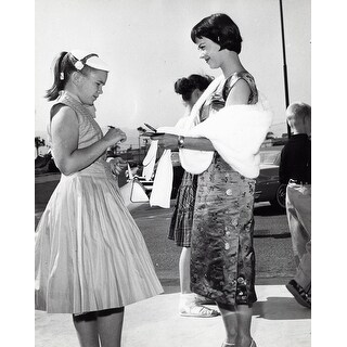 Natalie Wood signing an autograph Photo Print - Bed Bath & Beyond ...