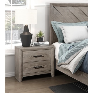 Modern Sleek 2-Drawers Nightstand - Bed Bath & Beyond - 42920610