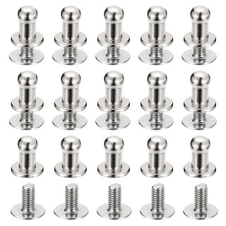 Ball Head Stud Rivets Screw Back, 15Pack Round Head Button - Bed Bath ...