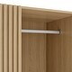 Vidalia Slatted 2-Door Oak Wooden Wardrobe Armoire - Bed Bath & Beyond ...