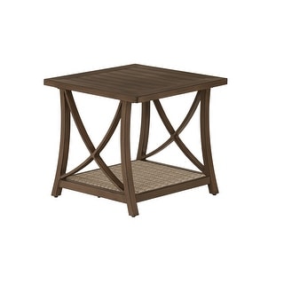Agio Potomac Square End Table - 26" x 26" x 21.85"H - Bed Bath & Beyond ...