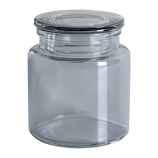 Halsey Cotton Ball Jar Smoke Blue Grey - Smoke Blue Grey - Cotton Ball ...