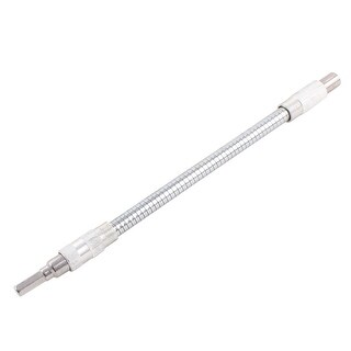 225mm Length Flexible Hose Extension Screwdriver Bit Holder Silver Tone ...