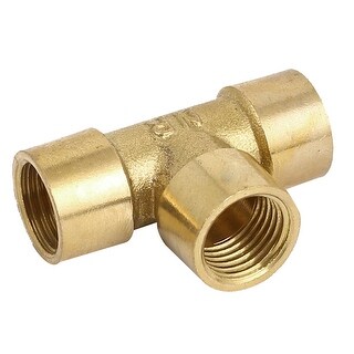 1/4BSP Female Threaded 3 Ways Cross Coupler Adapter Pipe Fitting ...
