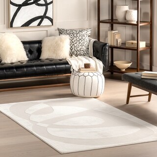 Brooklyn Rug Co Bijorne Modern Geometric Wool Area Rug - Bed Bath ...