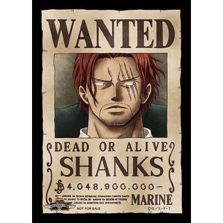 One Piece Wanted Shanks Art Poster - 24 x 36 Inch - Bed Bath & Beyond ...