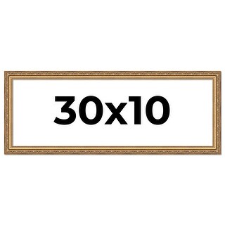 30x10 Frame Red Solid Wood Picture Frame Width 1.75 Inches | Interior ...