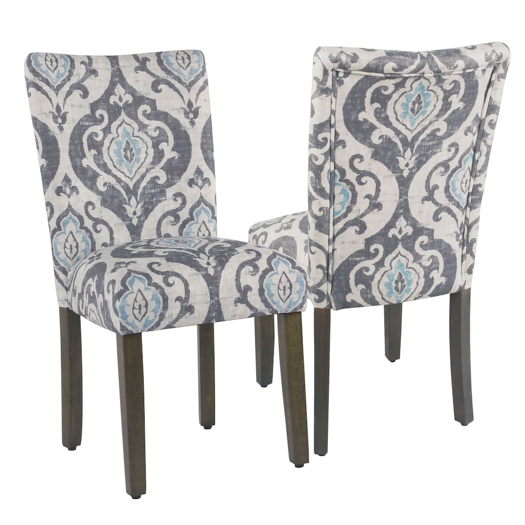 HomePop Classic Parsons Medallion Dining Chair (Set of 2) - Overstock ...