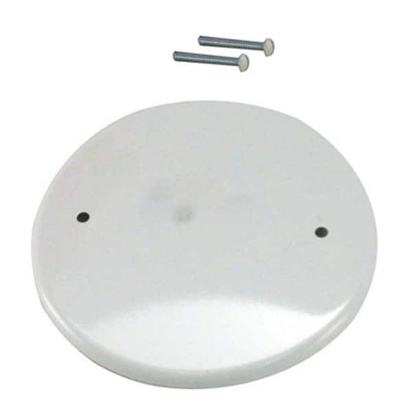 5 in. Round White Octagon Box cover in Plastic American Imaginations ...