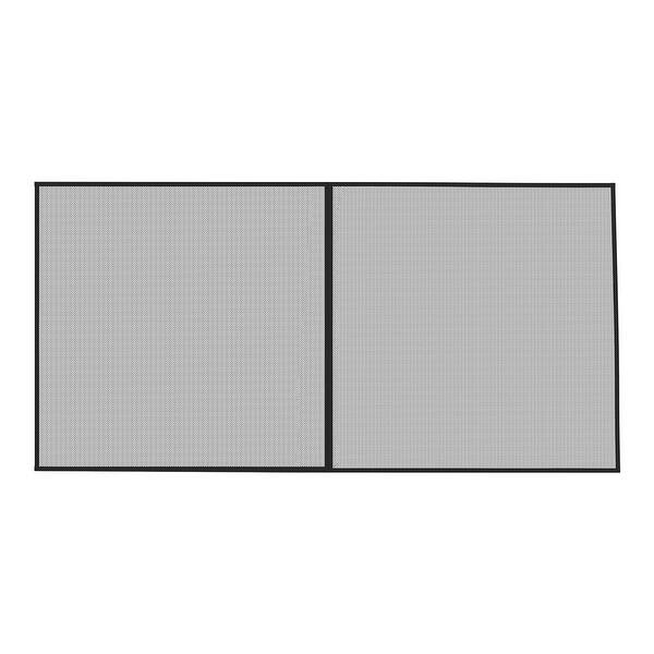 Magnetic Garage Screen Door - Heavy-Duty Fiberglass Mesh Insect and Bug ...