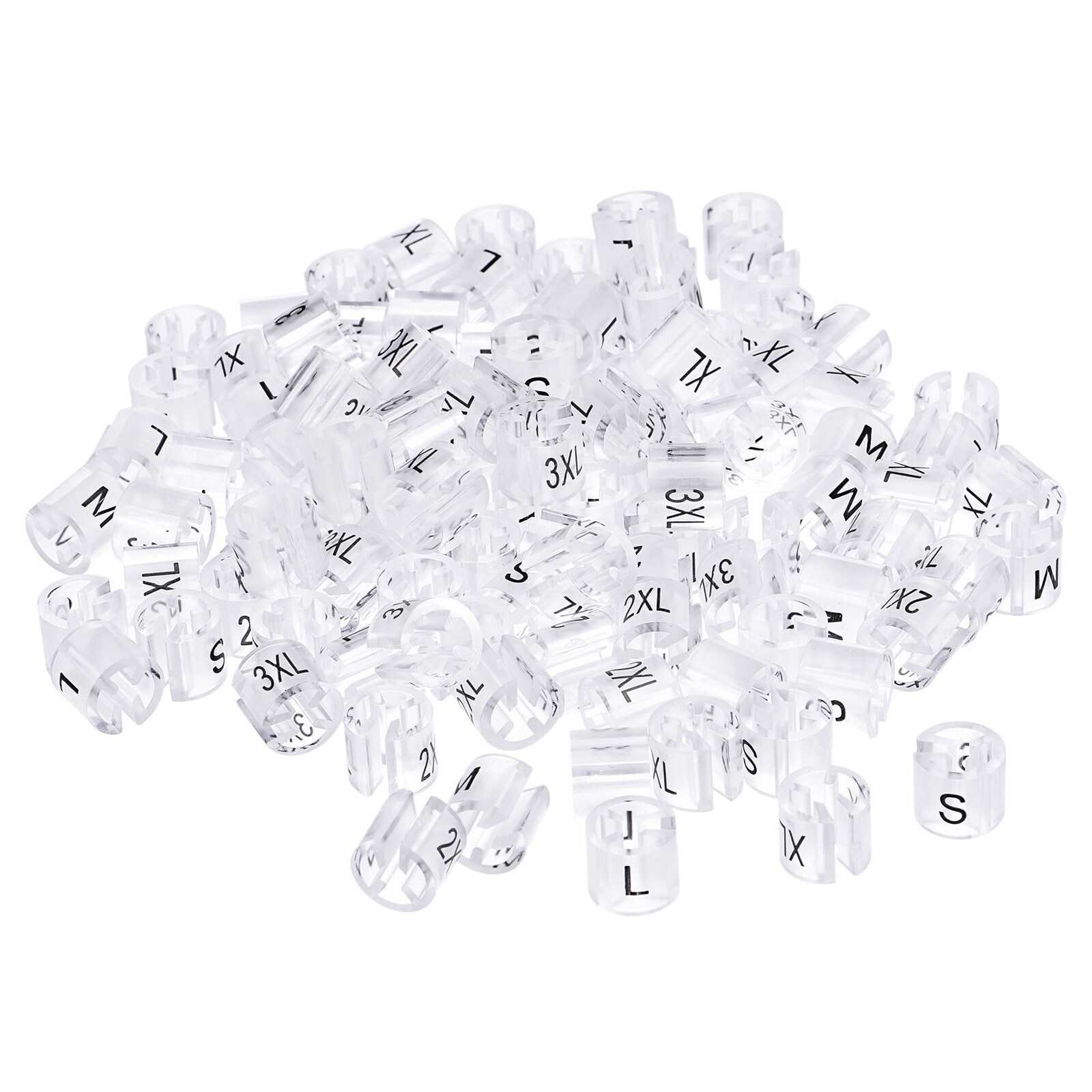 Clothes Hanger Markers Size Fit Hanger Rod for Garment Color Coding ...