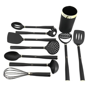 Gibson Home Hampsbridge 10 Piece Nylon Kitchen Tool Set and Utensil ...