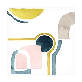 Grace Popp 'Shapely Minimum I' Canvas Art - Bed Bath & Beyond - 39538826