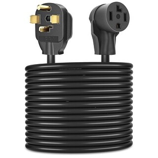 25Ft Dryer Extension Cord 4 Prong, 30 Amp NEMA 14-30P to 14-30R ...