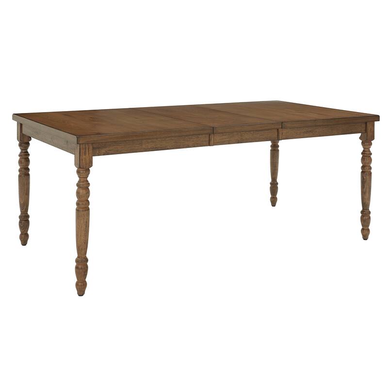 Rectangular Oak Dining Table - Overstock - 34154127