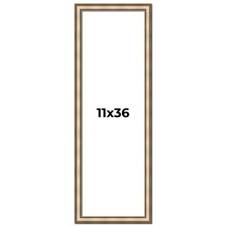 11x36 Frame Gold Solid Wood Shadow Box Width 1.5 Inches | Interior ...