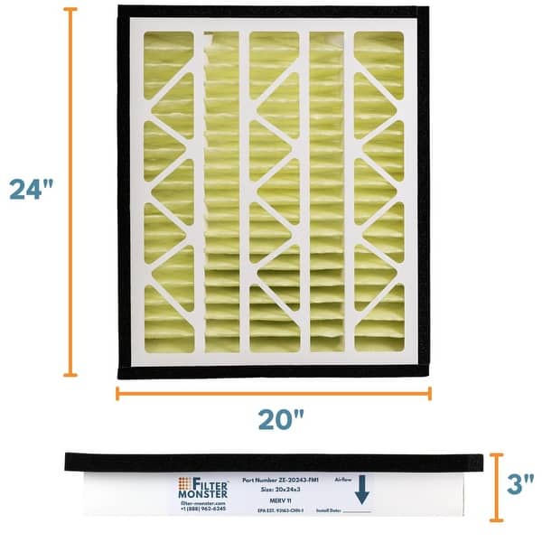 Replacement Filter Bundle Compatible with Zephyr VGF Series Whole Home ...
