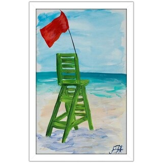 "Lifeguard Post II (Vertical)" Print on Acrylic - Bed Bath & Beyond ...