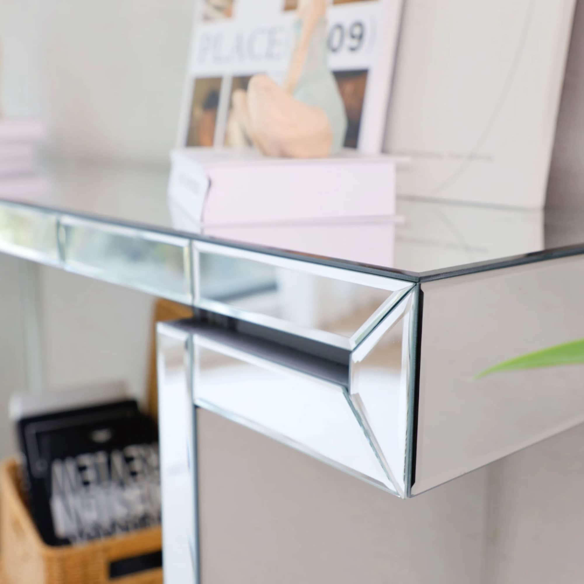 ikea console table with mirror
