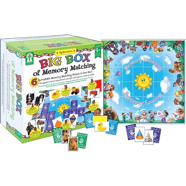 Key Education Big Box of Memory Matching Board Game - Bed Bath & Beyond ...