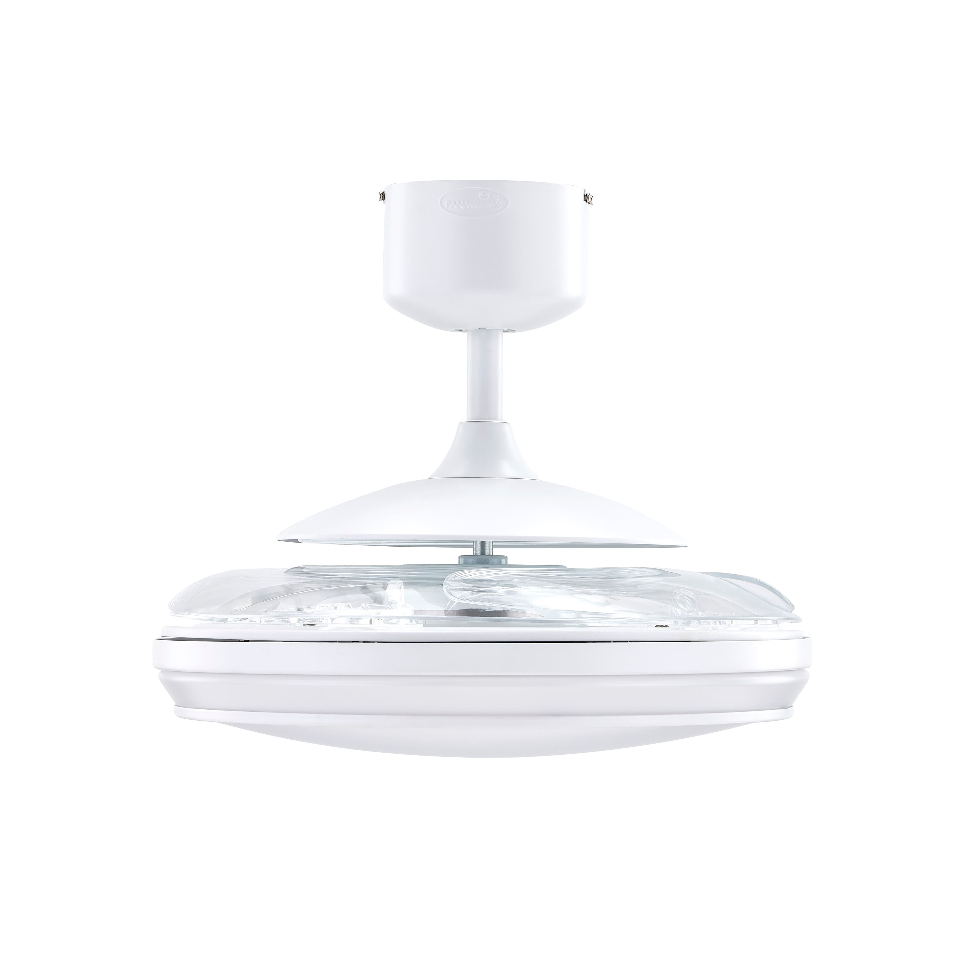 Fanaway Evo1 Retractable 4-blade LED Lighting with Remote Ceiling Fan ...