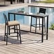 Crestlive Products Patio Outdoor Bar Table Rectangle Pub Table - See Picture - Bed Bath & Beyond ...