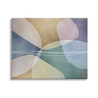 Stupell Contemporary Layered Shapes Canvas Wall Art Design by Urban ...