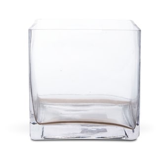 Glass Square Clear Vase - Bed Bath & Beyond - 38256060