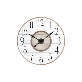 Wood Slat Wall Clock - Bed Bath & Beyond - 31273148
