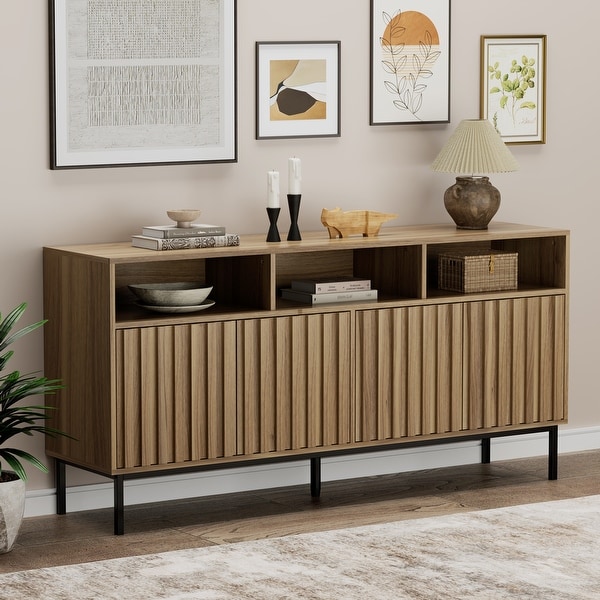 Sideboard Kitchen Buffet Coffee Bar Cabinet Storage Cabinet Server Table Mid Century On Sale Bed Bath Beyond 40768984