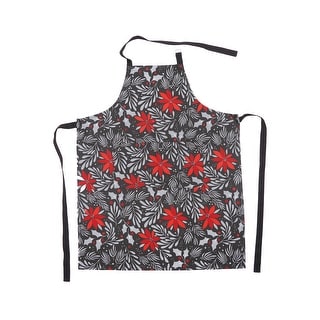 Poinsettia Christmas Printed Apron - Bed Bath & Beyond - 36222226