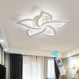 LED Chandelier Modern Flower Ceiling Light Dimmable - Bed Bath & Beyond ...