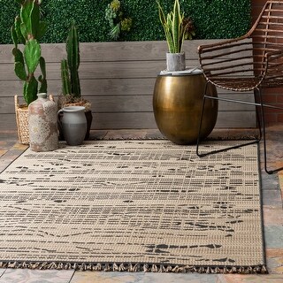 Nuloom Indoor/Outdoor Modern Abstract Claudette Area Rug - Bed Bath ...