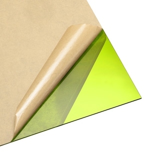 Green Clear Cast Acrylic Sheet,12" x 12",3mm Thick,Plastic PMMA Acrylic ...