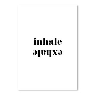 Americanflat - Inhale Exhale by Blursbyai - 16"x20" Poster Art Print ...